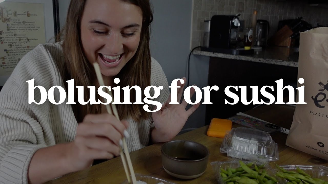 Bolusing for Sushi with type 1 diabetes!! - YouTube