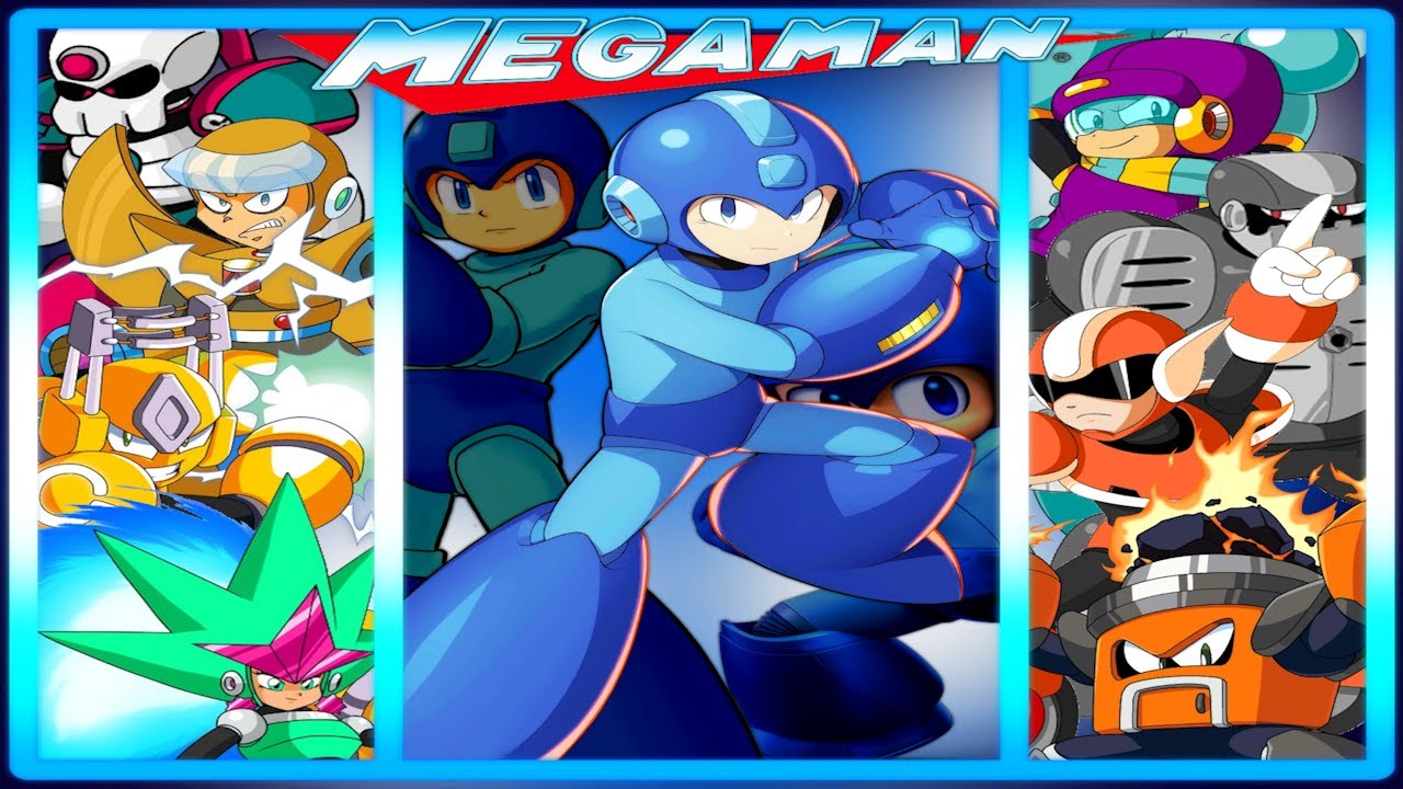 Mega Man Fan Games Robot Masters Intros - YouTube