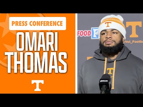Tennessee Football's Omari Thomas previews UTEP and Senior Day I ...