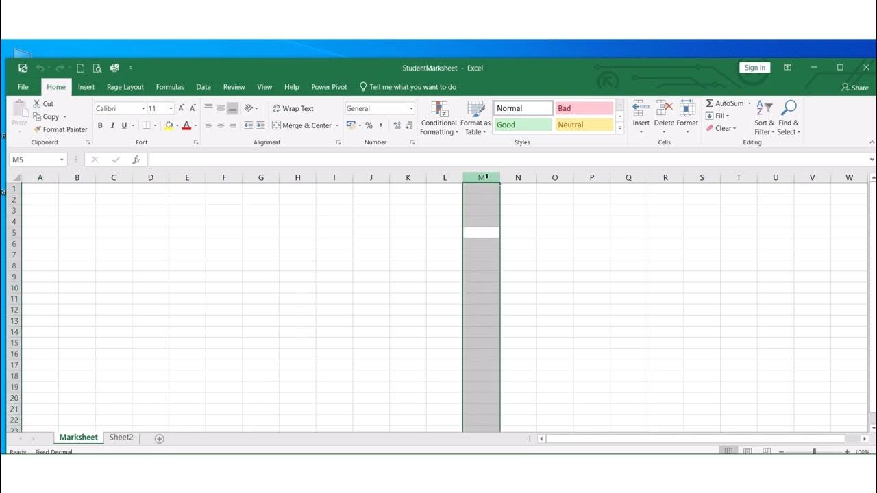 Introduction to Excel for Beginners - YouTube