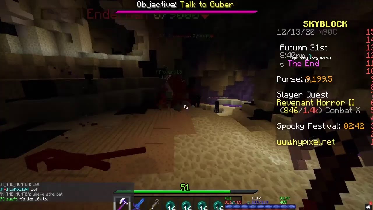 Griding Spooky Festival (hypixel skyblock) - YouTube