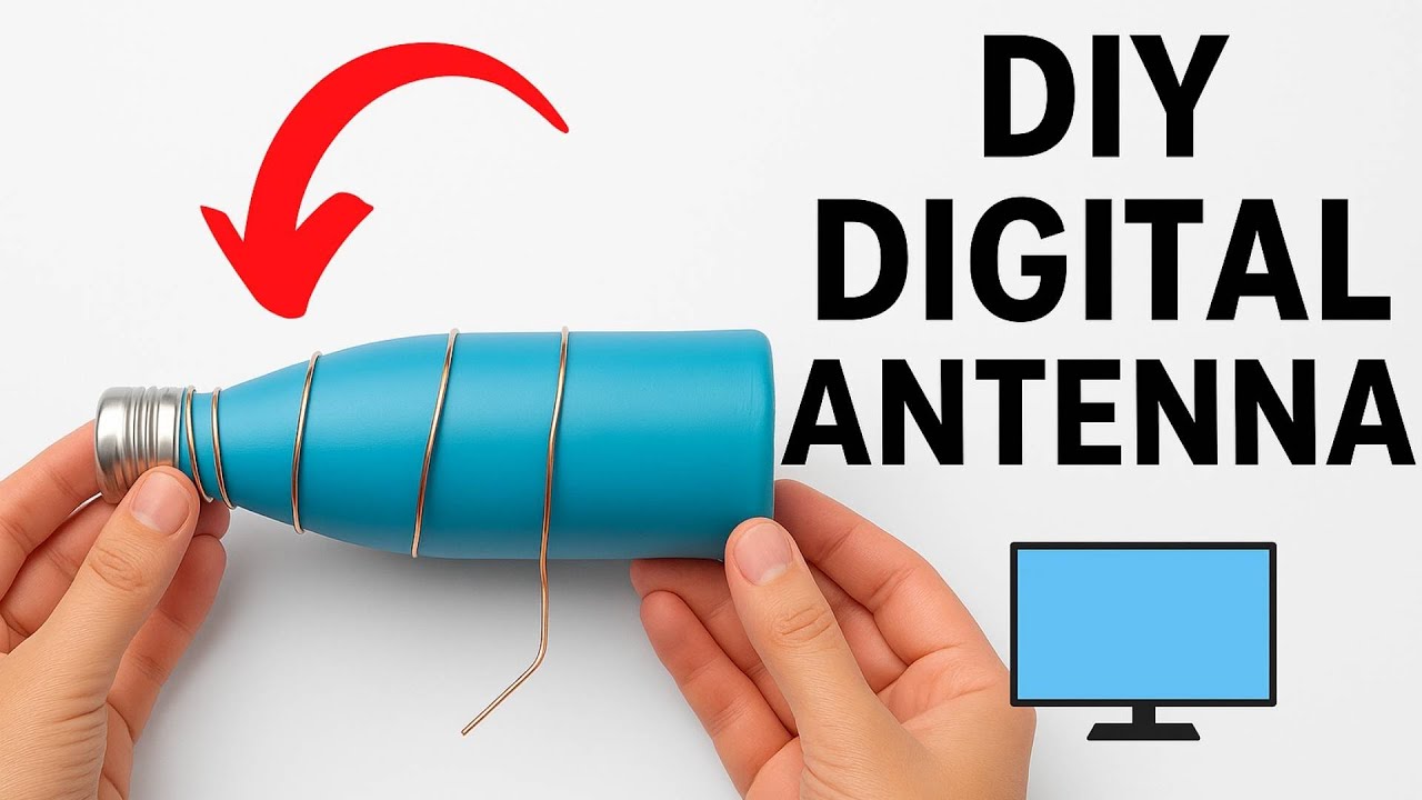 DIY Digital TV Antenna: How to Build a Powerful One for Cheap - YouTube