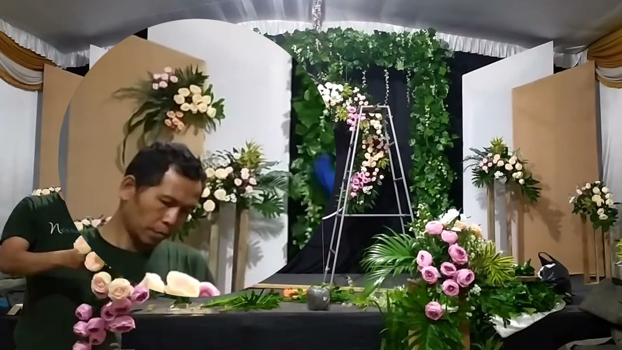 Time Lapse Tutorial Dekorasi | Cara merangkai bunga campuran fresh ...