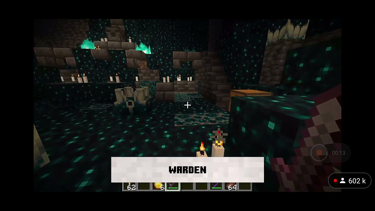 new biome:deep dark city +warden 🔴minecraft live - YouTube