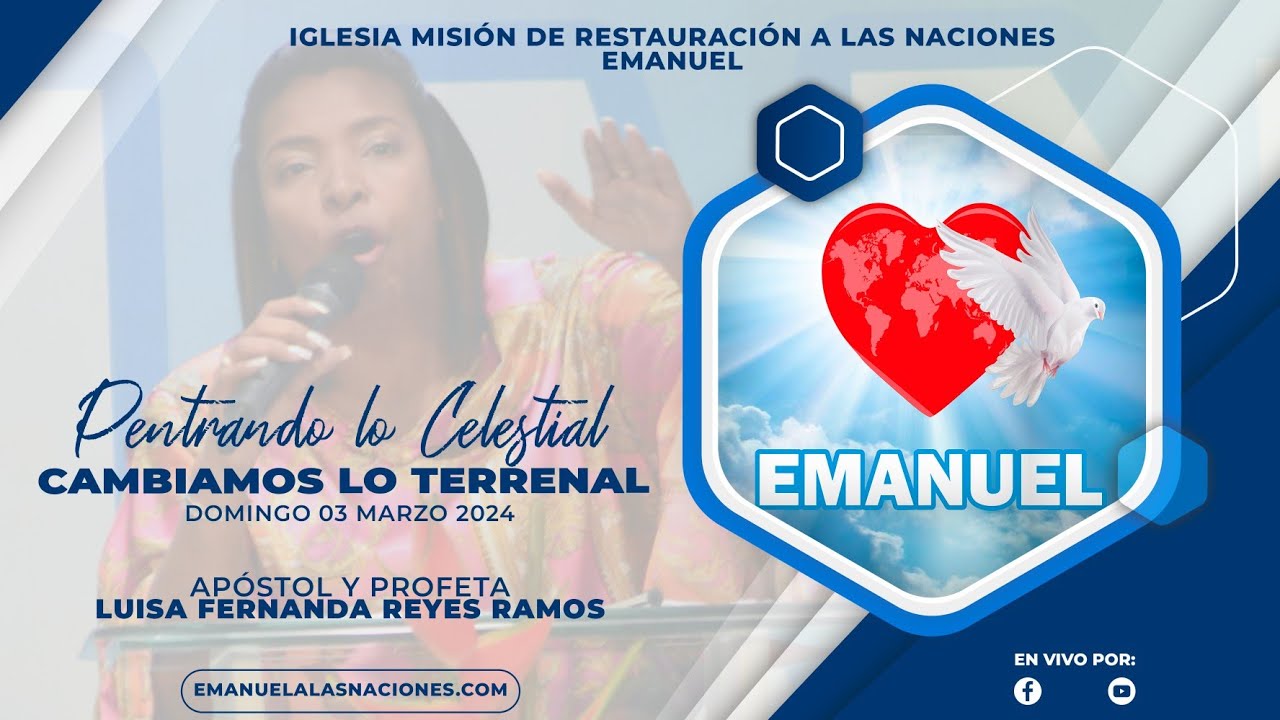 PENETRANDO LO CELESTIAL CAMBIAMOS LO TERRENAL | Domingo 03/03/2024 ...