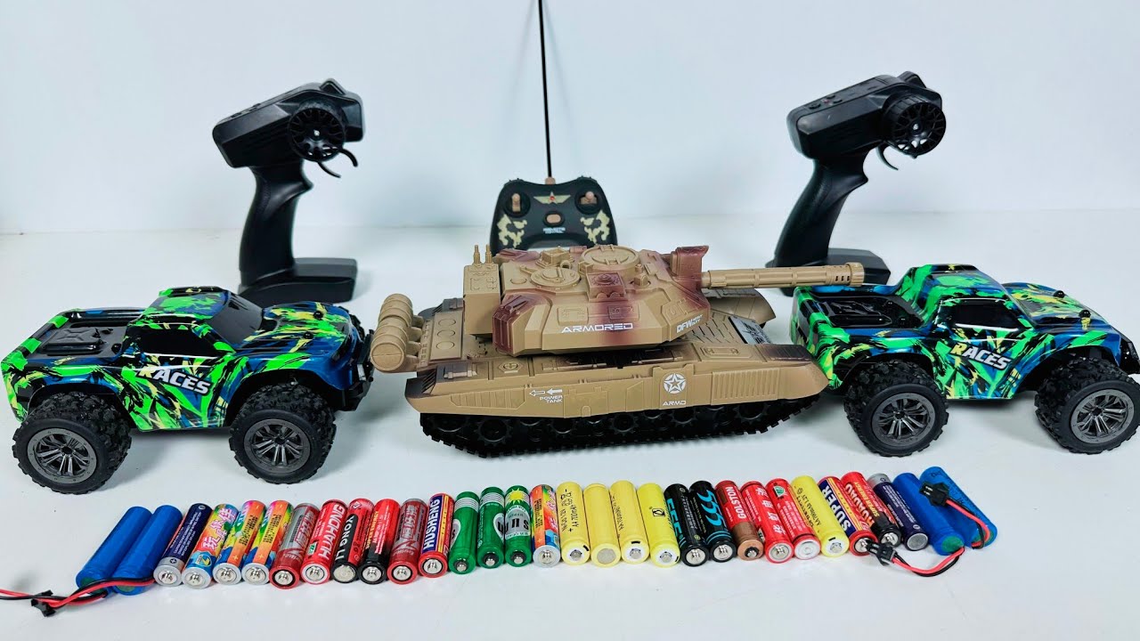 REMOTE CONTROL TANK ARMORED WF HEAVY DUTY vs Double Race Hight Speed ...