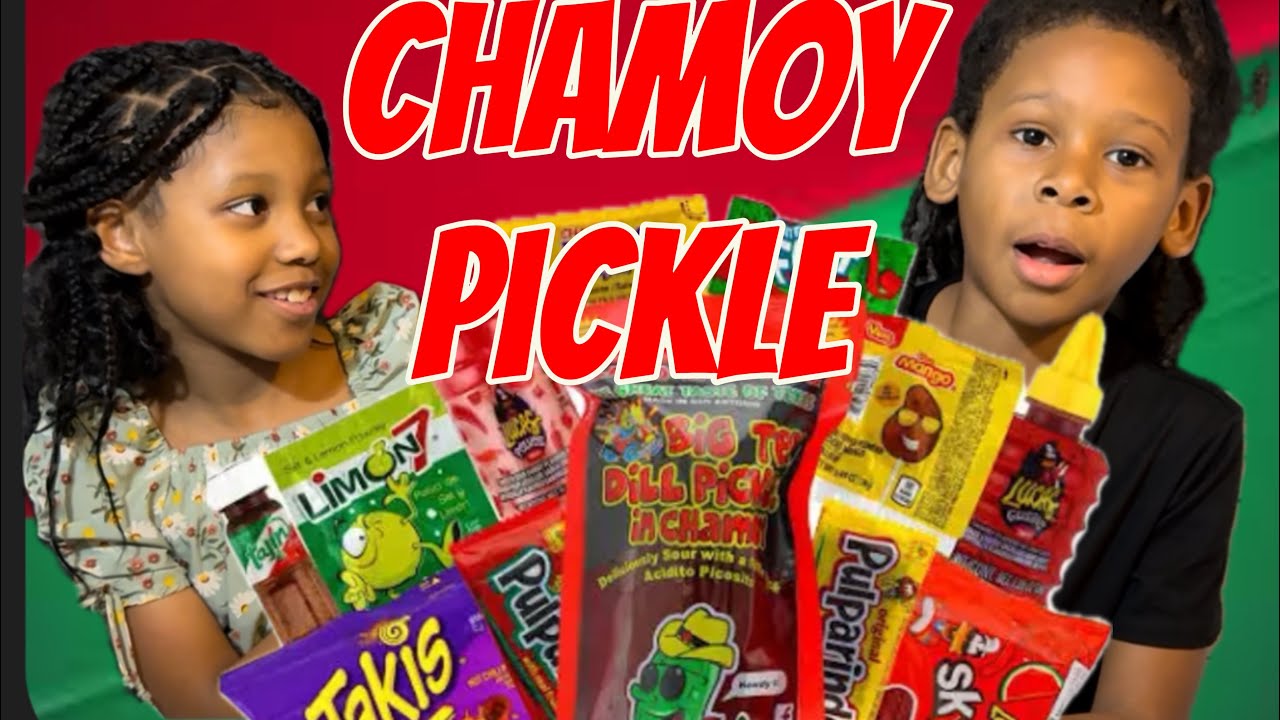 As told by Amiina and That boy King tries Chamoy pickle #chamoypickle # ...