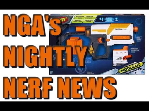 NGA Nightly Nerf News - New Nerf Blaster Extravaganza! - YouTube