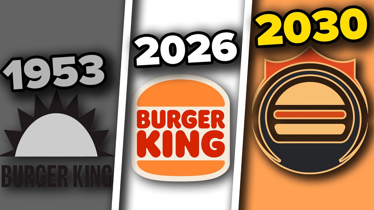 Burger King Logo Evolution (1953 - 2030) - YouTube