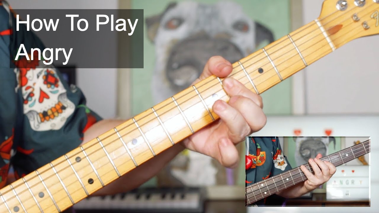 'Angry' The Rolling Stones Guitar & Bass Lesson - YouTube