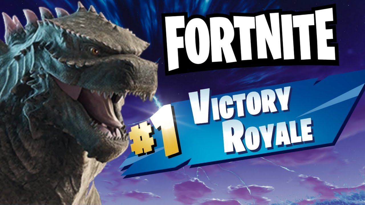 Capturing a glimpse of Godzilla plus a victory royale! - Fortnite - YouTube