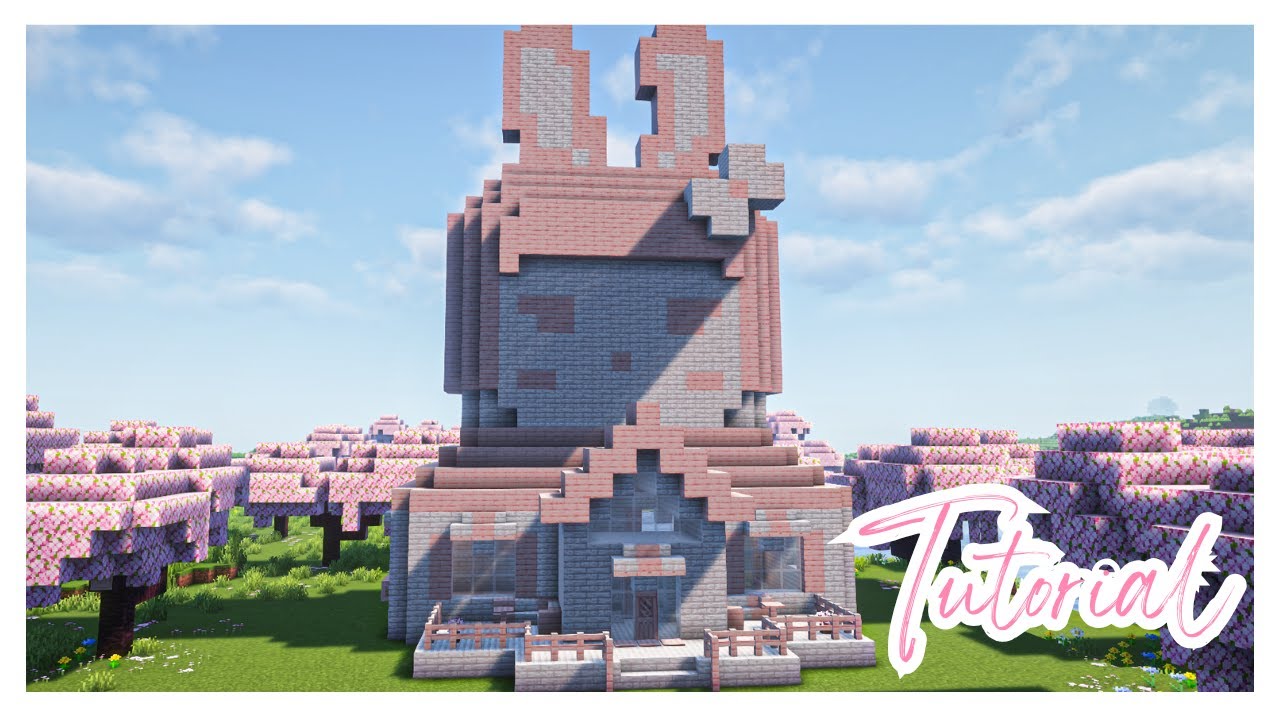 How to build a My Melody House 🌸 - Minecraft Tutorial - YouTube