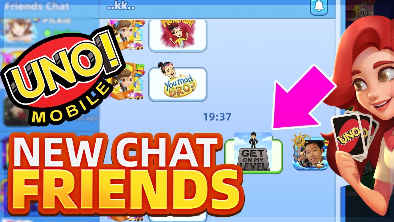 Friends Chat Update in UNO! Mobile [What did you buy in Anniversary ...