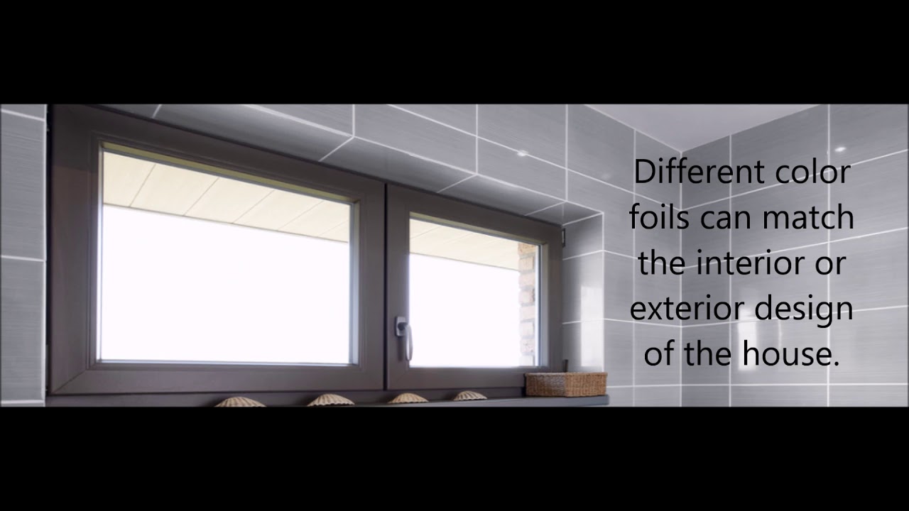 Steel reinforced UPVC windows and doors - YouTube