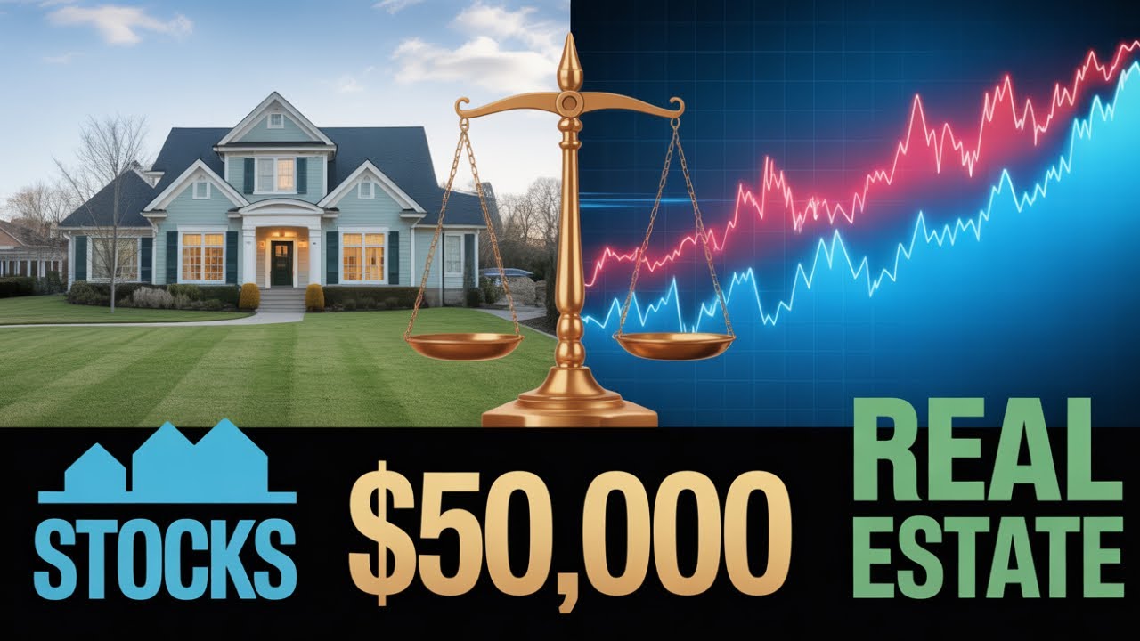 Real Estate vs Stocks: Where Should You Put $50,000 in 2025? - YouTube