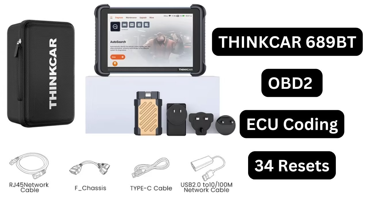 How to Use the THINKCAR 689BT OBD2 Scanner (Step by Step Tutorial ...