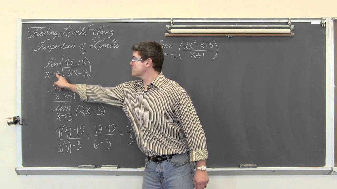 Finding Limits with Properties includes Quotient Rule Calculus 1 AB ...