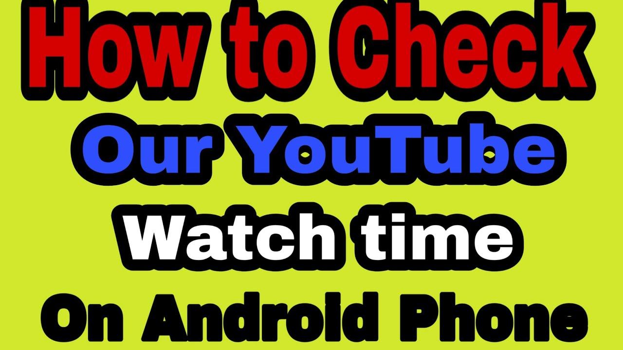 How To Check Youtube Channel Watch Time In Hours YouTube how-to-check-youtube-channel-watch-time-in-hours-youtube