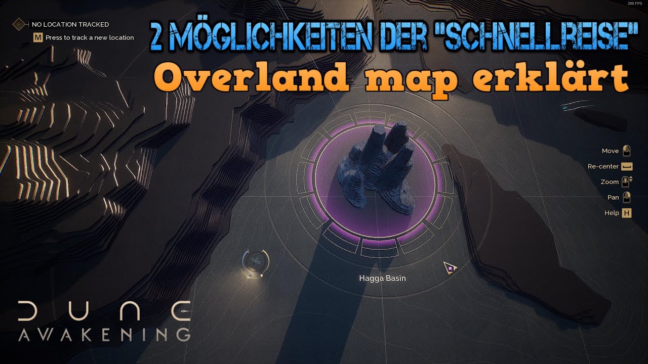 Schnellreise und Overland map erklärt, Weltkarte benutzen | Dune ...