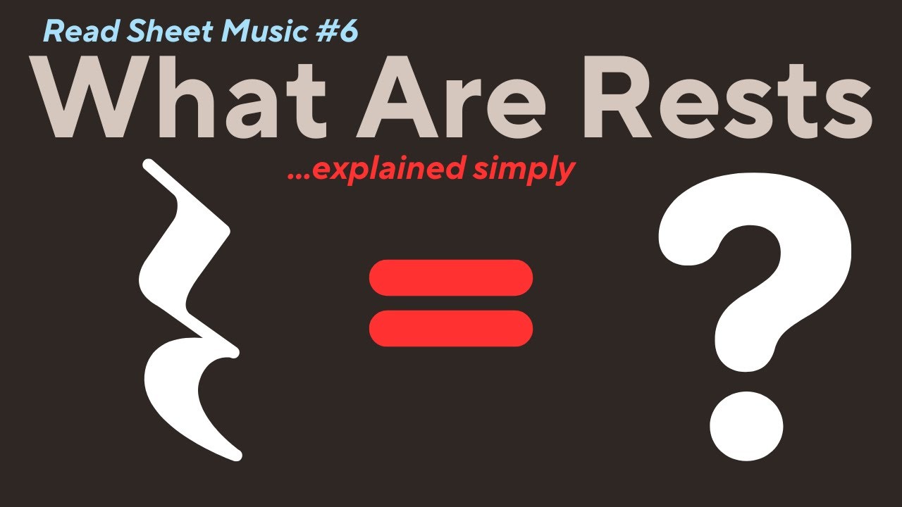 How to read rests in sheet music (for piano beginners) - YouTube