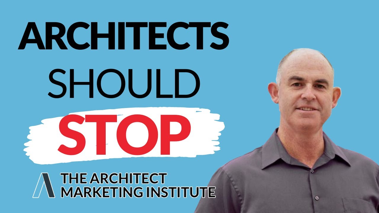 Every architect should stop doing this - YouTube