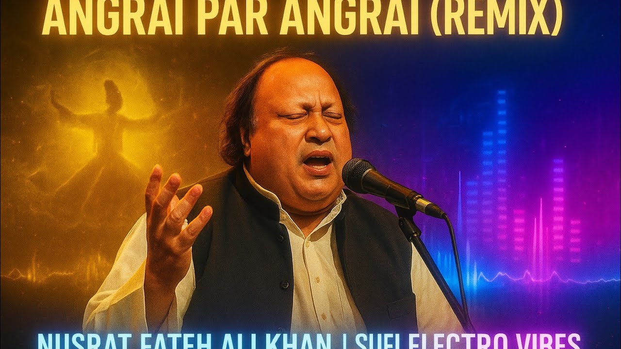 Epic Sufi Remix | Angrai Par Angrai – Nusrat Fateh Ali Khan - YouTube