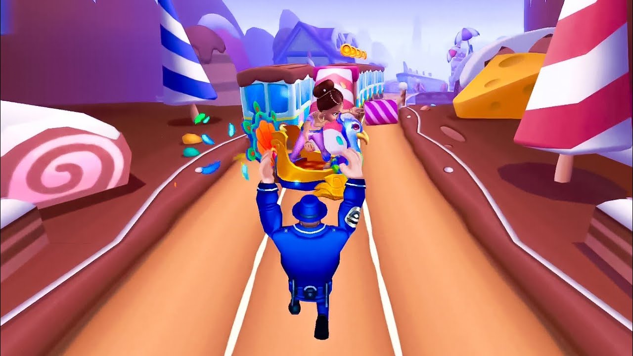 Subway Princess Runner Ruchika peacock Board Run High score challenge ...