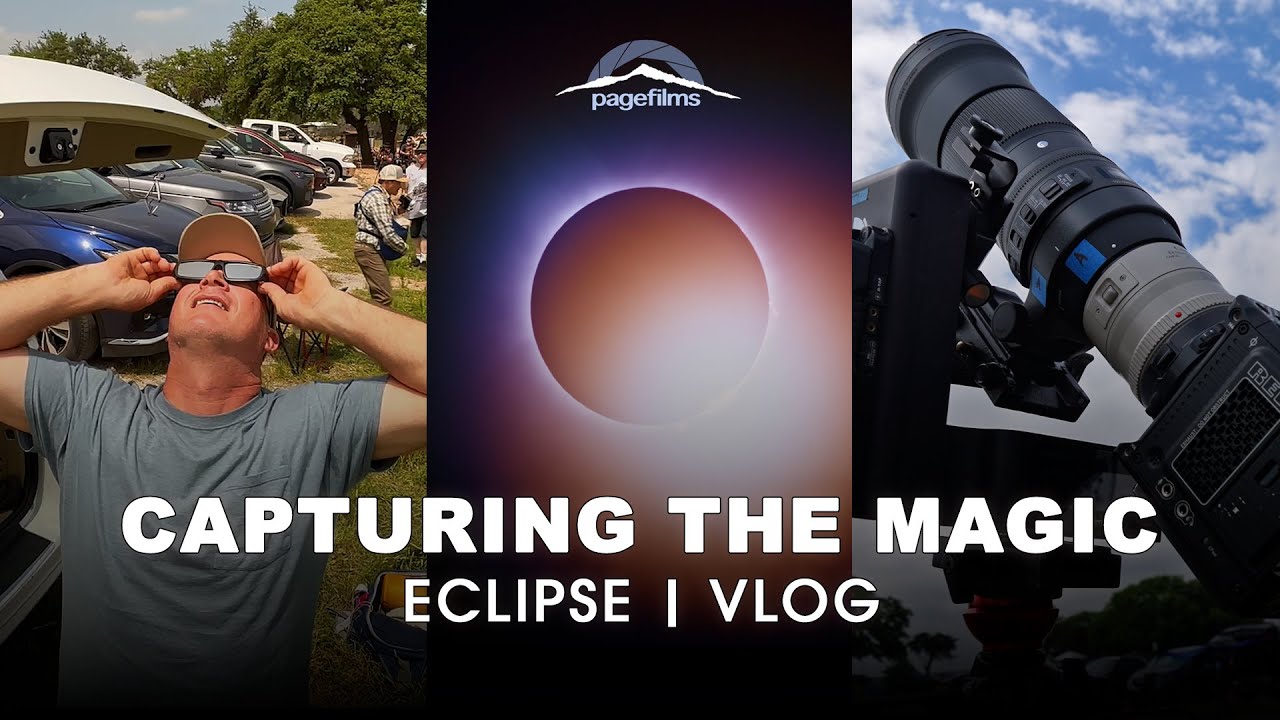Total Solar Eclipse 2024 - Shooting CINEMATIC Footage - Adventure Vlog - YouTube
