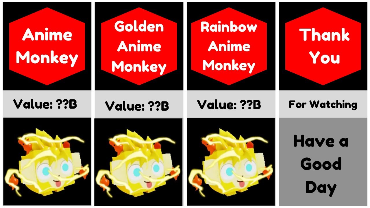 Anime Monkey Value In Pet Simulator X - PSX Value - Pet Sim x Values ...