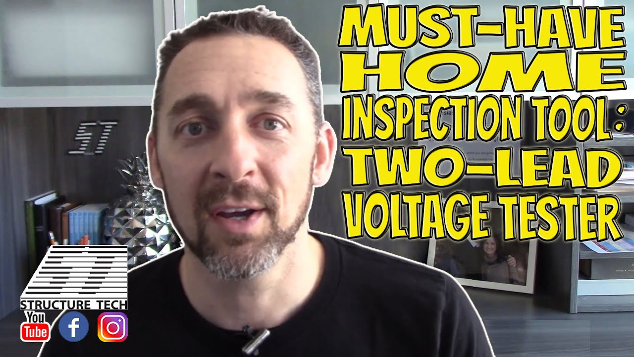 Must-have home inspection tool: two-lead voltage tester - YouTube