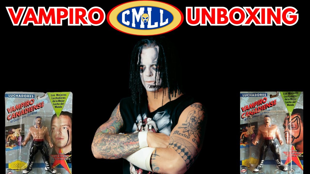 Unboxing Vampiro Canadiense CMLL SIGNED Action Figures - YouTube
