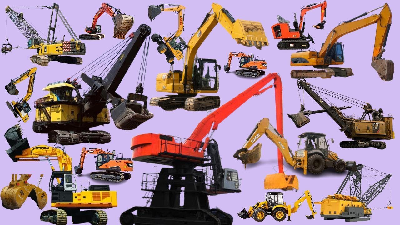 Types of HEavy Equipment, Jenis Alat Berat Penggali, Excavator, Power ...