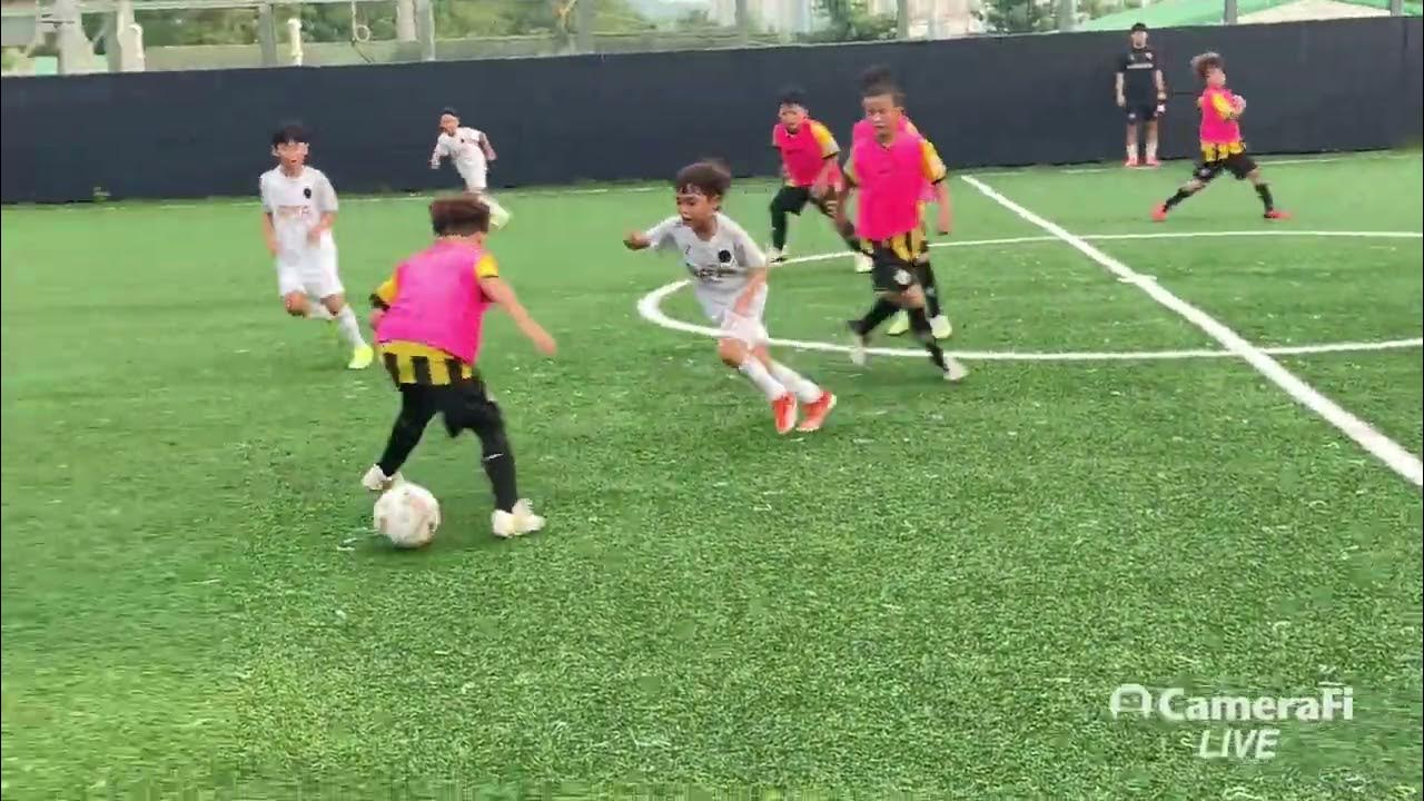 2024.08.05 연습경기 1쿼터 김포GFA U8 1 VS 2 한마음FC U8,9 - YouTube