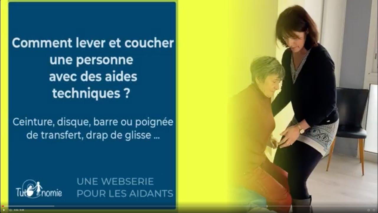 Comment lever et coucher une personne avec des aides techniques ? - YouTube