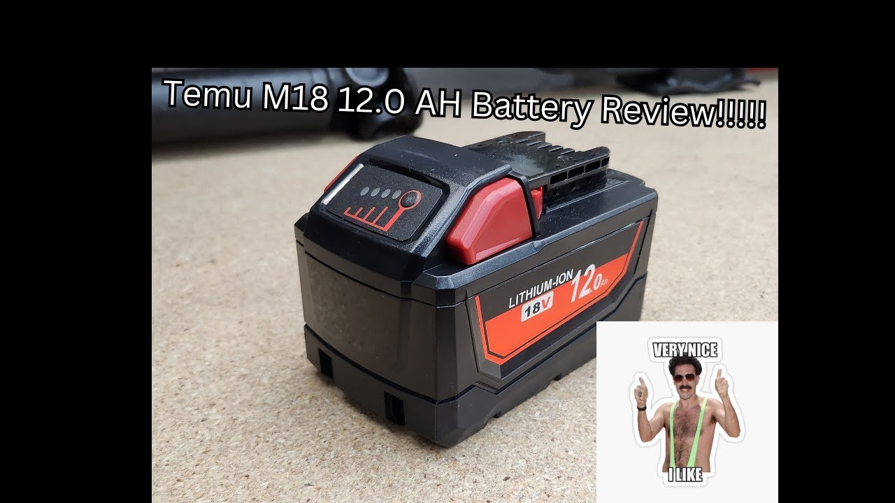 Temu Order Review Episode 3! Temu M18 12.0 AH M18 Battery - YouTube