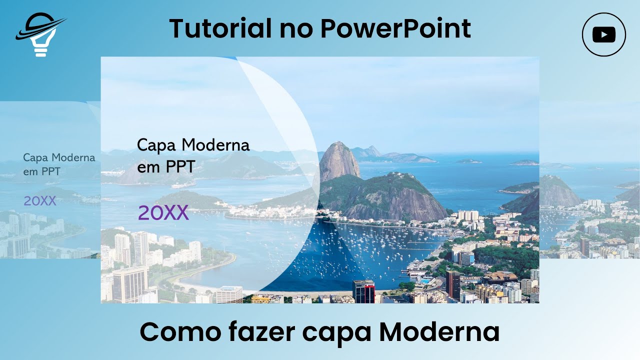 Como Fazer Capa Moderna e Simples no PowerPoint | Tutorial de slide ...