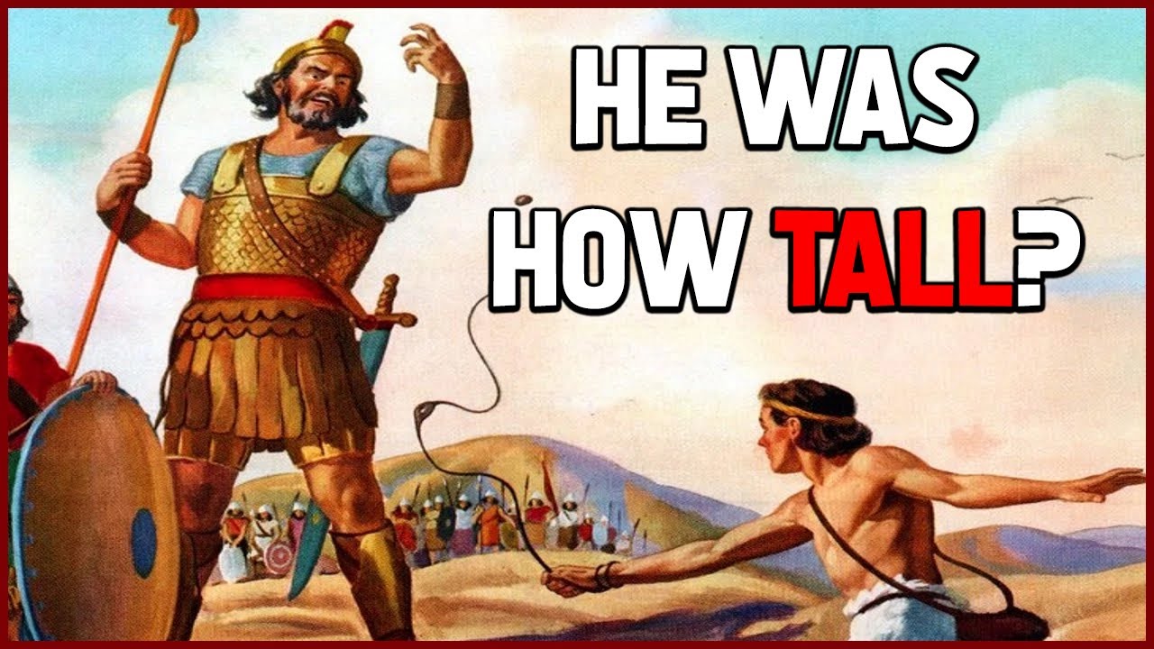 GOLIATH WAS HOW TALL? - YouTube
