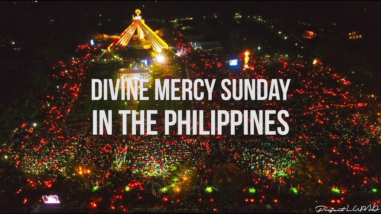 Divine Mercy Sunday in the Philippines 4K - YouTube