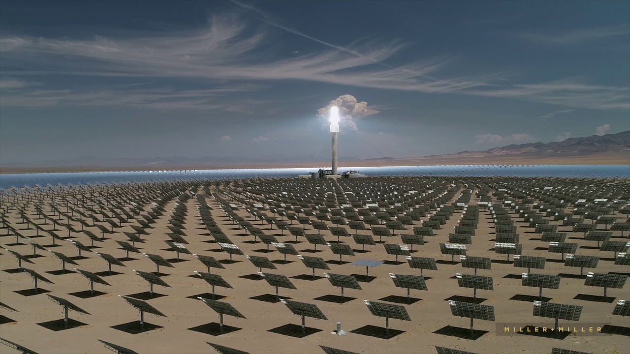 Crescent Dunes Solar Energy Project - YouTube