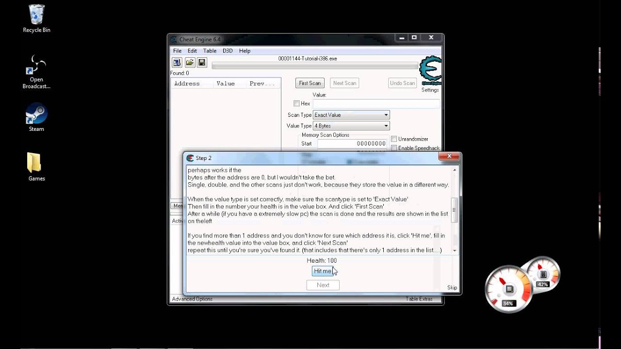 Cheat Engine Basics: Part 1 (Basics) - YouTube