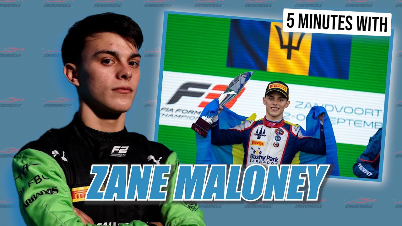 5 Minutes With... F2 Driver Zane Maloney - YouTube