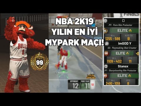 NBA 2K19 MyPARK'TA YILIN MAÇI! EFSANE DÜELLO! Maskot Gameplay