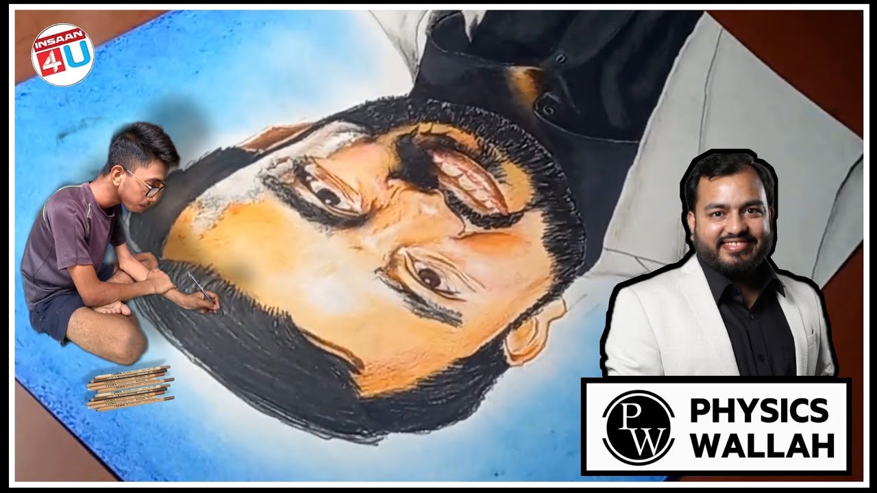 Alakh Pandey Drawing | Art | Pencil Colour |#Pw#alakhpandey | Is # ...