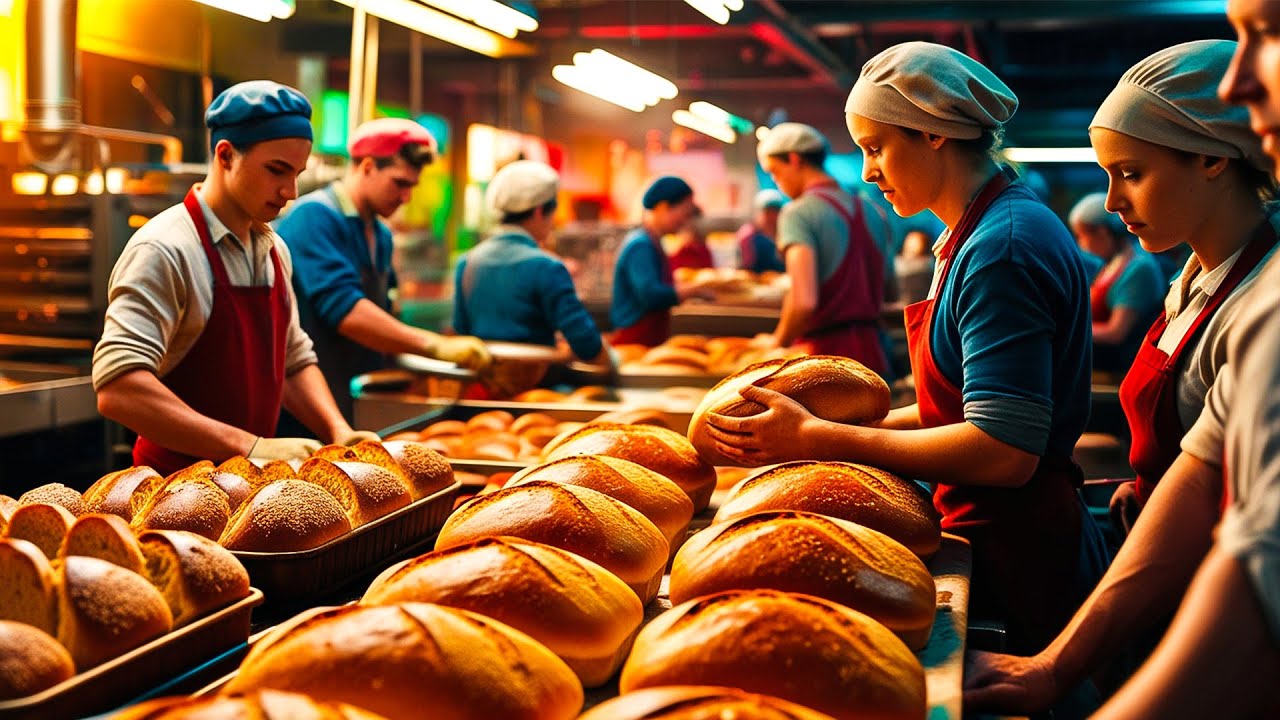How They REALLY Make Bread in Factories - YouTube