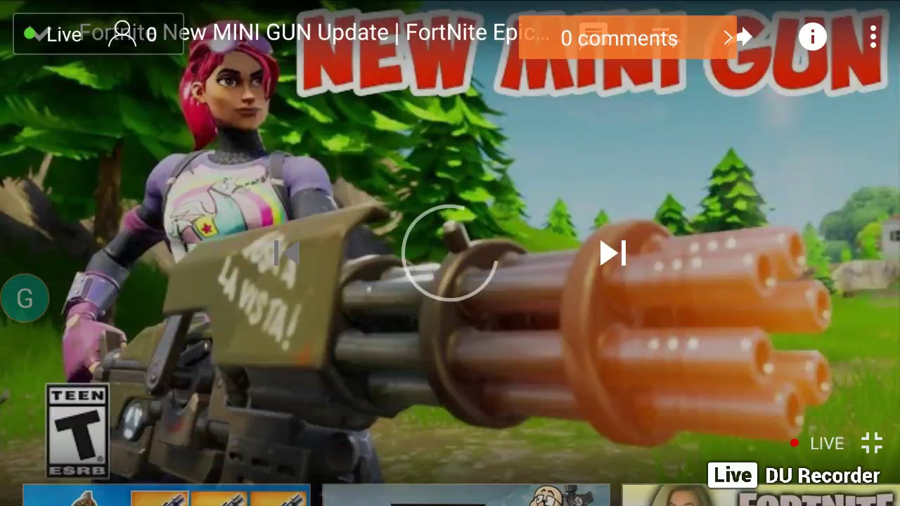 Fortnite New Mini Gun Update #4 - YouTube