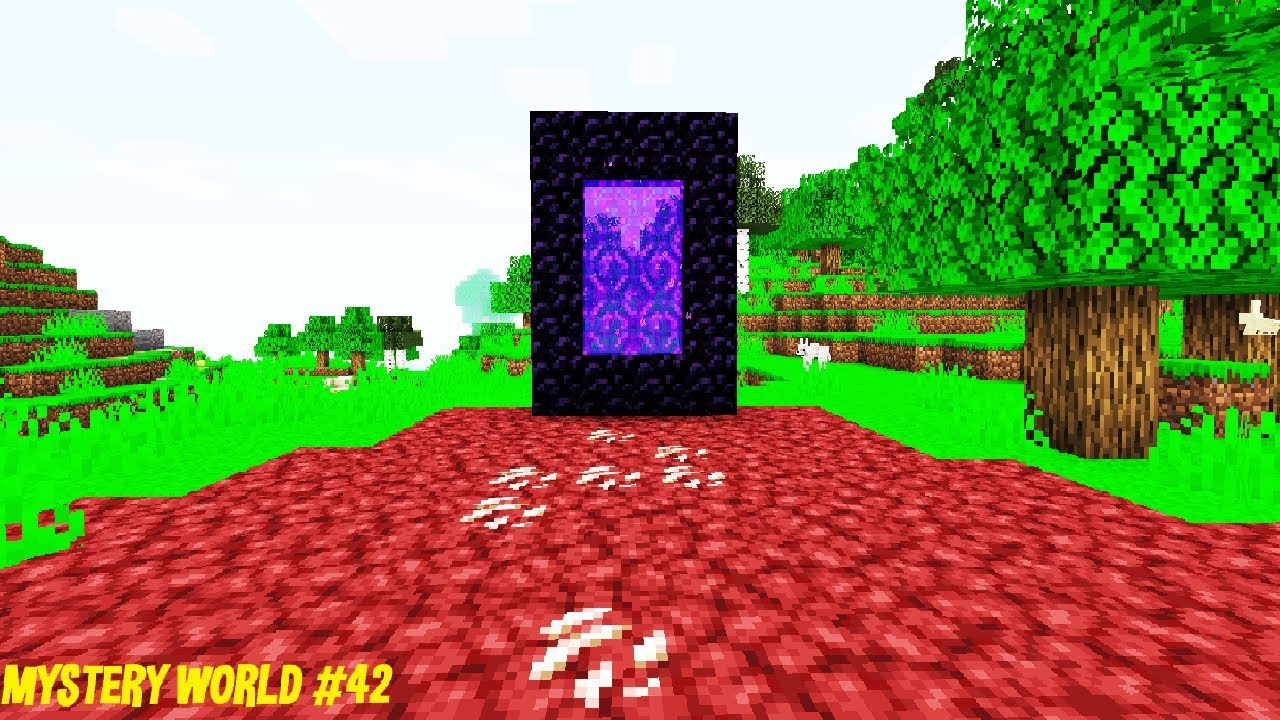 IL NETHER STA ARRIVANDO NEL MONDO NORMALE - Minecraft Mystery World #42 ...