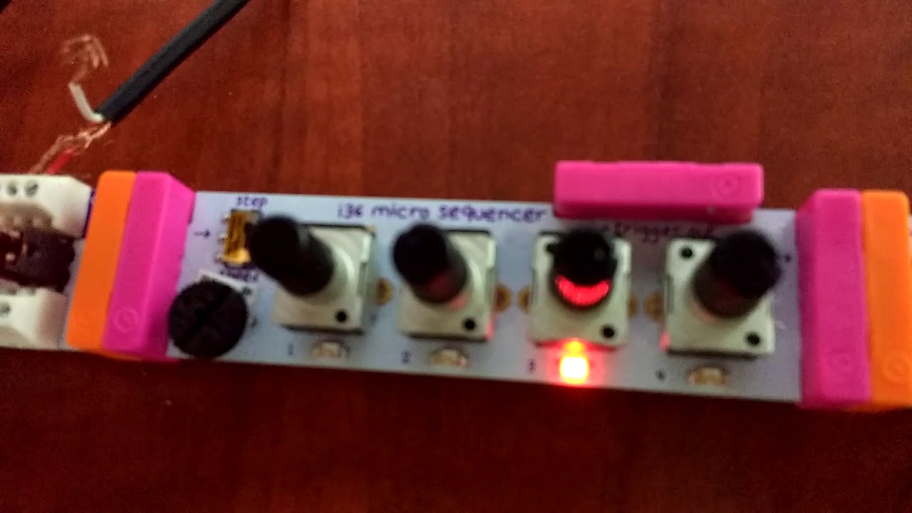 Korgsq1 and little bits synth kit part 2 - YouTube