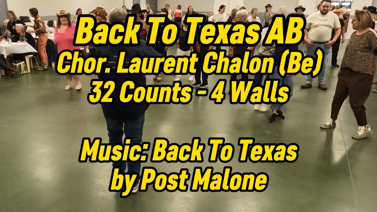 Back To Texas AB - Country Line Dance - YouTube