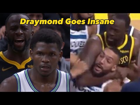 Draymond Green Loses His Mind and CHOKES OUT Rudy Gobert on Live ...