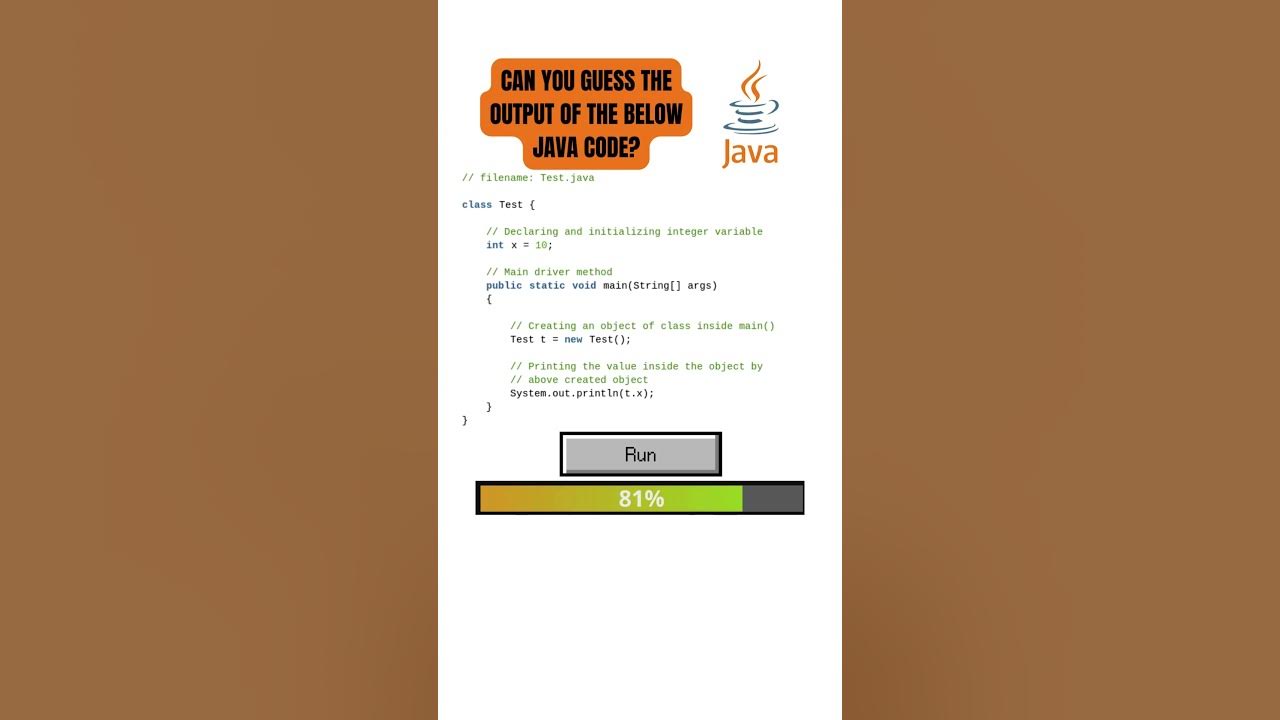 Guess The Output Of The Java Code 6 Computer Programminglanguage Java Javascript